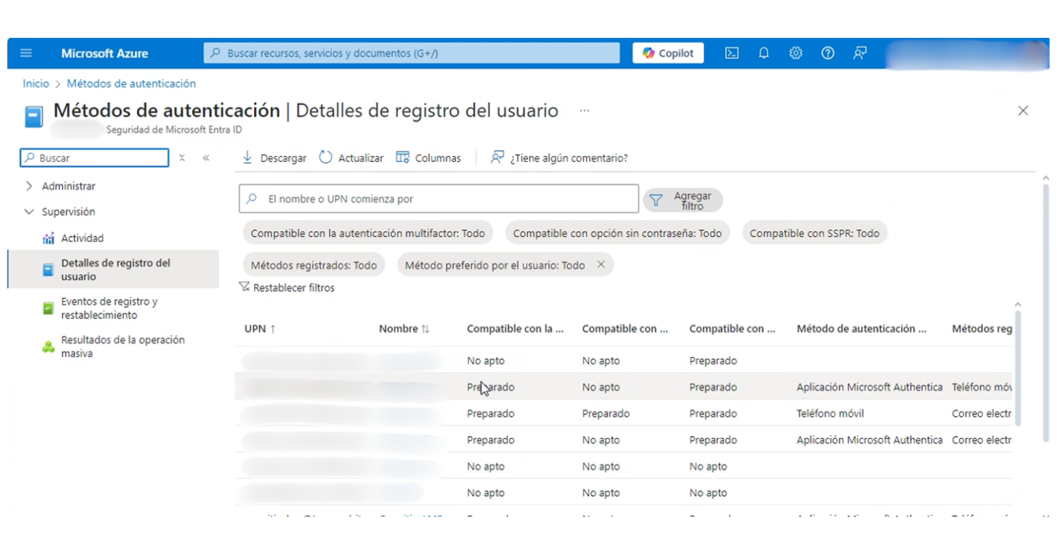 Pasos para implementar la Autenticación Multifactor (MFA) en Microsoft ...
